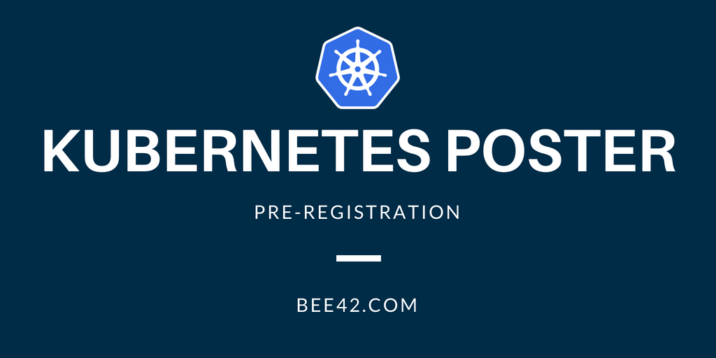 bee42 Poster zu Kubernetes | Pre-Registrierung ist nun online!